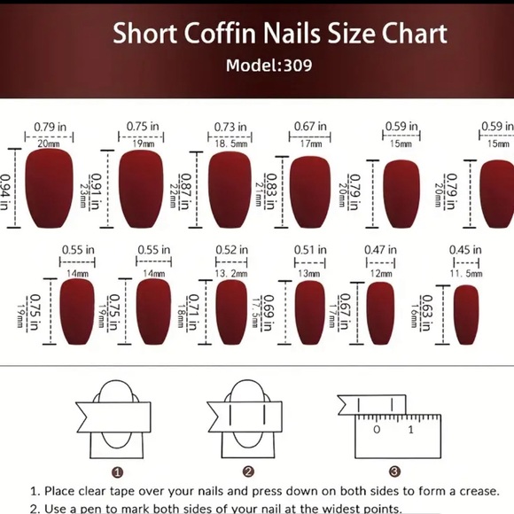 Makeup | 24 Pcs Glossy Short Coffin Press On Nails Pink And White ...